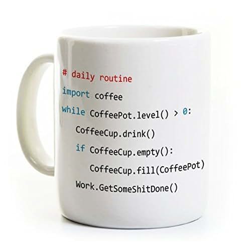 Python Coffee Mug Programmer Ceramic Mug Can Be Personalized Handmade