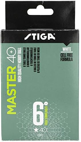 Stiga Master 40+ 6-pack Table Tennis Balls | White price in UAE ...