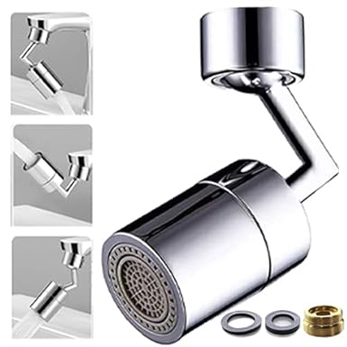 Universal Splash Filter Faucet, 720C Rotatable Faucet Sprayer Head ...