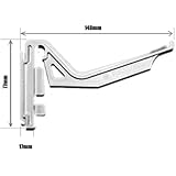 5 x White Wendland RS32790 Conservatory Gutter Brackets, suitable for ...