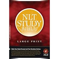 NLT Study Bible Large Print (Red Letter, Hardcover): Tyndale ...
