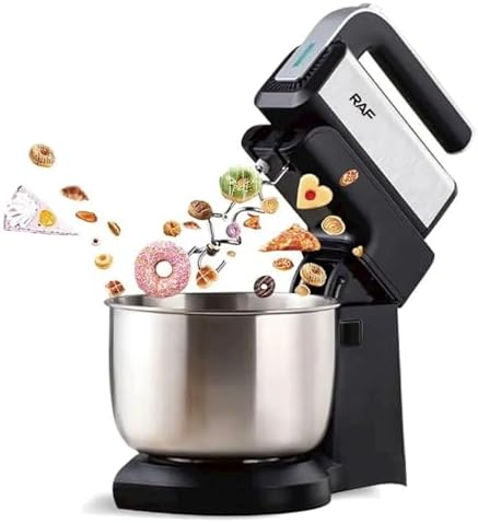 سعر RAF Essential Stand Mixer R.6652, 1000 Watt, 4 Liter, 220v, 50Hz, Black فى مصر | بواسطة ...