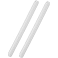 2pcs White Plastic Guide Rails Drawer Rails Keyboard Tray Slides for ...