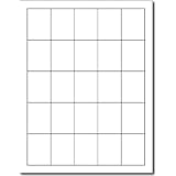 Amazon.com : Blank White 2" x 1" Labels - 40 Labels Per Sheet - for ...