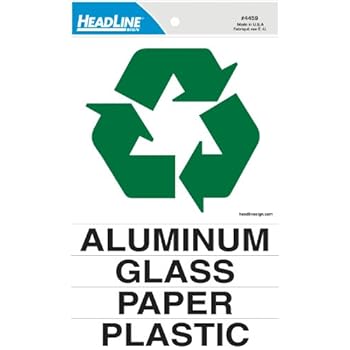 Amazon.com : NYC Trash/Garbage Recycling Signs - Local Law No. 87 of ...