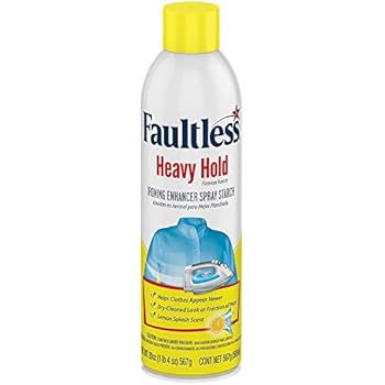 Amazon.com: FAULTLESS Laundry Starch Spray, Heavy Lemon Spray Starch 20 ...