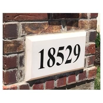 Amazon.com : ABC Address Blocks Personalized Address Plaque 9" x 15 ...
