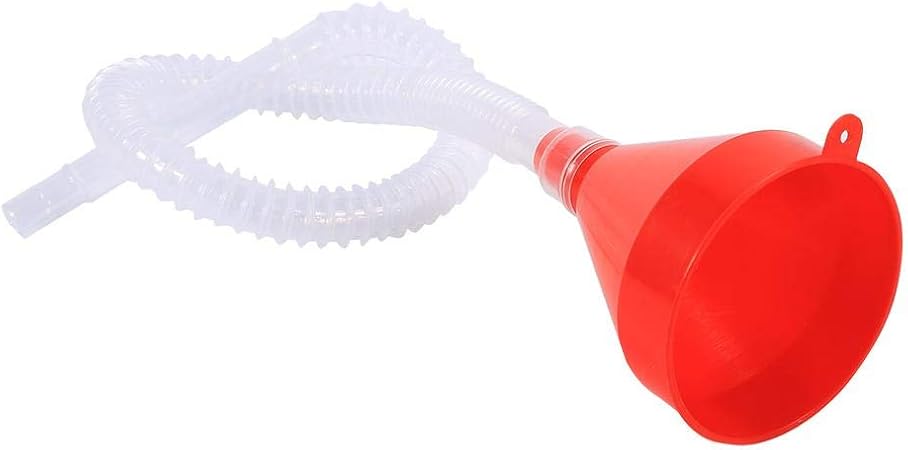 8cm Wide Mouth Fuel Funnel Universal Automotive Vehicle Plastic Filling ...