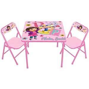 Amazon.com: Kids Only Dora The Explorer Activity Table Set: Toys & Games