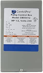 CB05412 CentriPro Quick Disconnect (QD) Control Boxes - 1/2 HP - 230 V ...