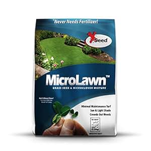 Amazon.com : X-Seed 440AS0135UCT-5 MicroLawn Grass & Micro-Clover ...