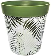 Hum Flowerpots Plant Pots, set of 3 plastic Maroc Tile, colourful ...