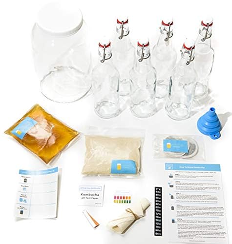 Joshua Tree Kombucha Deluxe Starter Kit - Contains Live SCOBY and ...