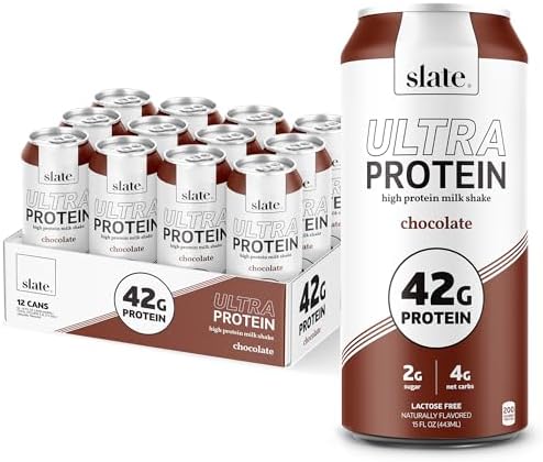 Slate Milk - Ultra High Protein Shake - Chocolate - 42g Protein, 2g ...