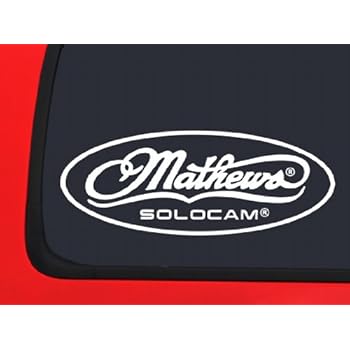 Amazon.com: Mathews Archery Logo with Whitetail - White Hunting window ...