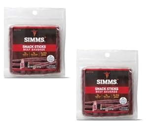 Amazon.com: SIMMS Beef Sausage Snack Sticks - 14 oz (Original Version ...