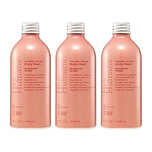 Amazon.com : Hey Humans Rosewater Ginger Moisturizing Body Wash with ...