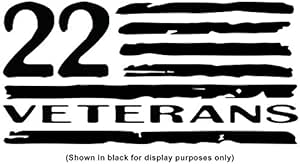 Amazon.com: Stop The Twenty-Two 22 Veteran Military Suicide Awareness ...