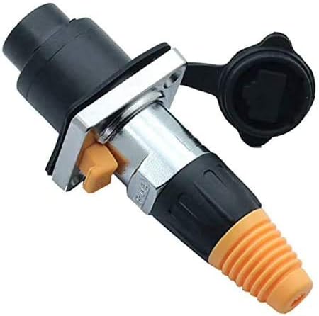 PROtastic IP65 RJ45 Ethernet Panel Mount Socket & Locking Plug ...