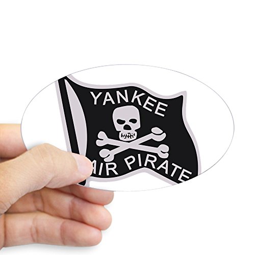 Buy CafePress - Yankee_Air_Pirate Sticker - Oval Bumper Sticker, Euro ...