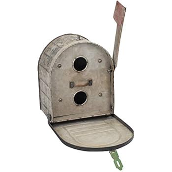 Amazon.com : Metal Mailbox Birdhouse : Garden & Outdoor