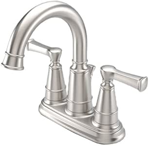 NEW AquaSource Brushed Nickel 2 -Handles WaterSense Bathroom Sink ...