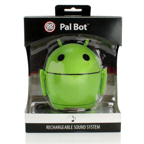 GOgroove Pal Bot Cute Alien Robot Rechargeable Portable Speaker for ...