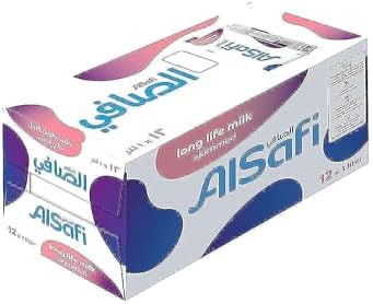 Al-Safi UHT Skimmed Milk, 12 Packs x 1 Litre, White price in Saudi ...