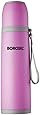 Buy Borosil Hydra Flair Stainless Steel Flask, 350ml, Pink (ISFGBU0350P ...
