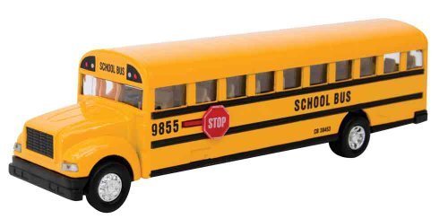 Amazon.com: Schylling Large School Bus Die Cast Toy: Toys & Games