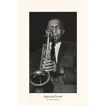 Amazon.com : John Coltrane Poster Black And White Stunning Image ...