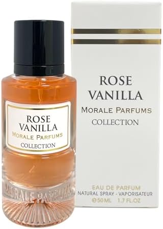 Morale Parfums Collection Rose Vanilla Eau De Perfume Unisex 50ml/ 1 ...
