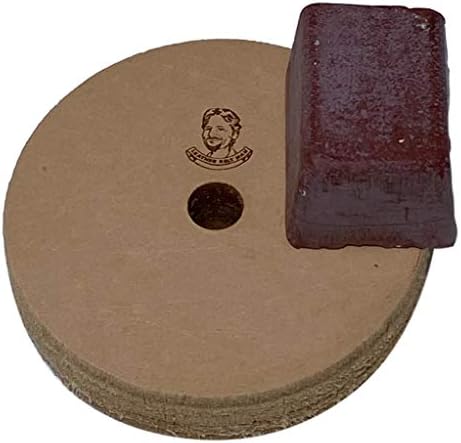 3 Leather Stropping And Polishing Wheel For Bench Grinders W/ 10mm ...