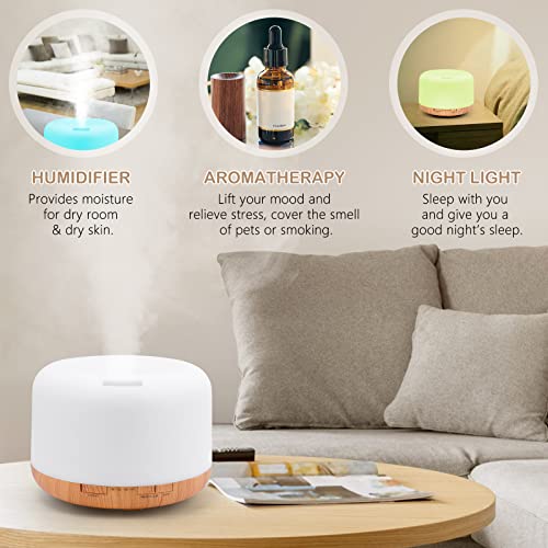 Aromatherapy Essential Oil Diffuser for Room: Oil Diffuser Colorful ...
