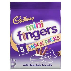 Buy Cadbury Mini Finger Crisp Biscuit Coated with Milk Chocolate 5 ...