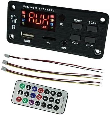 Car Audio Bluetooth Mp3 Decoder Board Color Screen Display Bluetooth ...