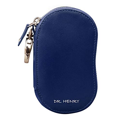 DR. HENRY Genuine Leather Blue Key Holder For Men And Women - Car And ...