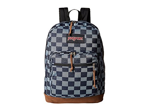 JANSPORT Right Pack Expressions 31L Backpack Blue Checker Denim, One ...
