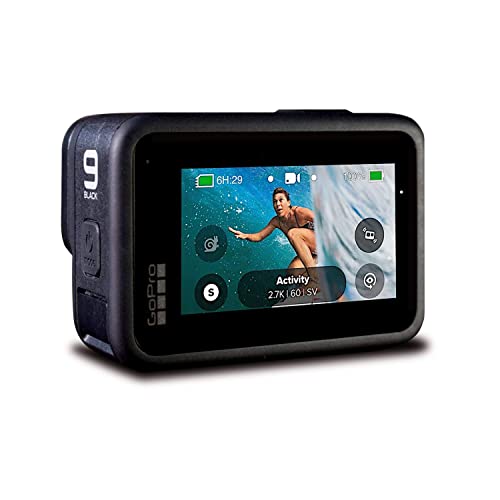 GoPro HERO9 Black - Waterproof Action Camera with Front LCD and Touch Rear Screens, 5K HD Video ...