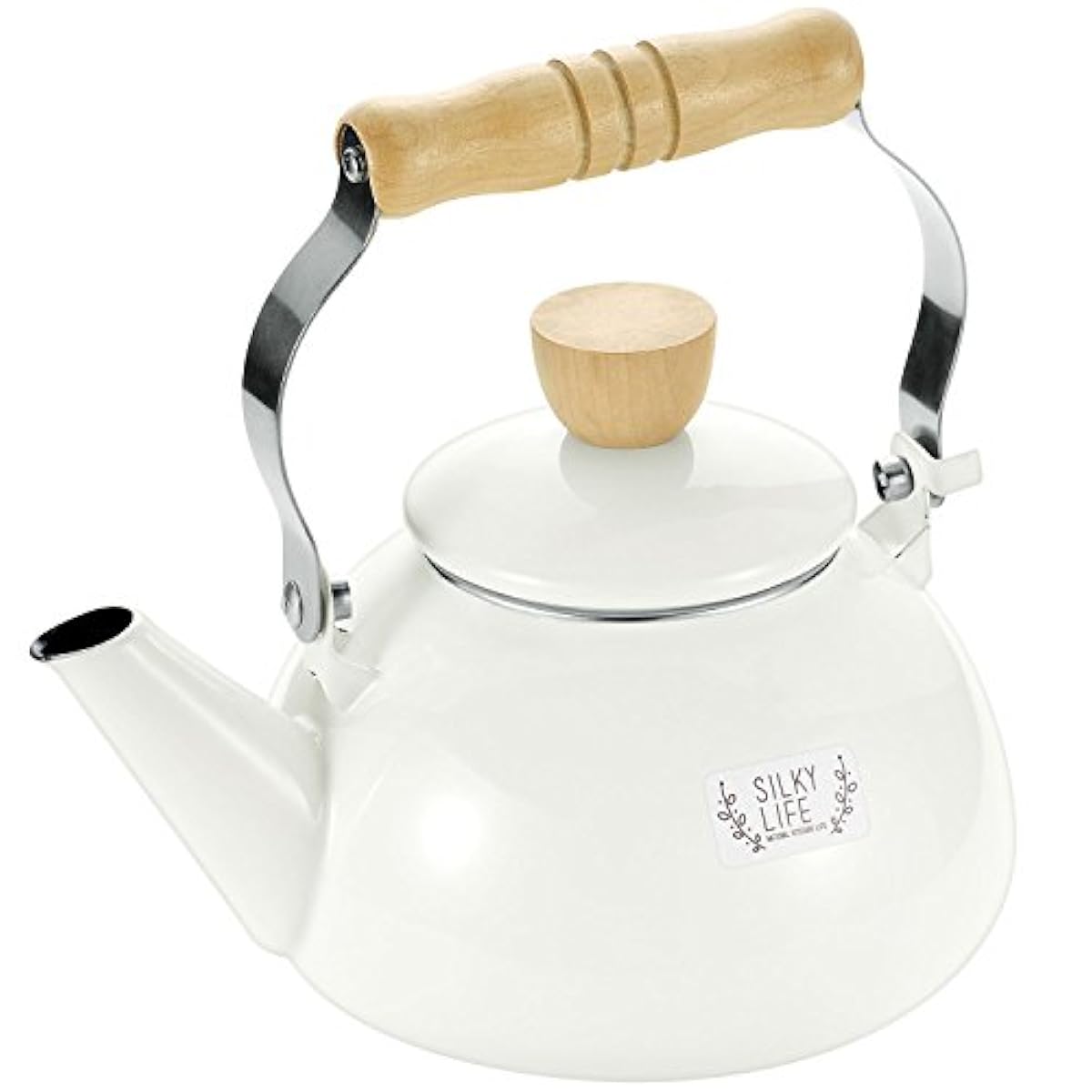 [해외] 히로시우 주전자 케토루.kettle 법랑 1.0L sil 키 라이프 SLH-003