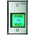 Amazon.com: Visionis VIS-7100 Green LED Square Request Push to Exit Button Release with Timer ...
