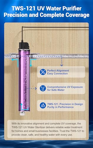 HQUA-TWS-12 Ultraviolet Water Purifier Sterilizer Filter For Whole ...