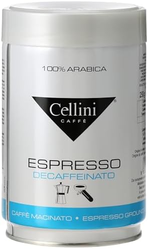 سعر Cellini Ground Coffee 250g Premium Ground Decaffeinato Coffee Tin ...
