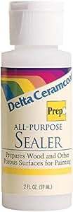 Amazon.com: Delta Creative Ceramcoat Prep All Purpose Sealer (2-Ounce ...