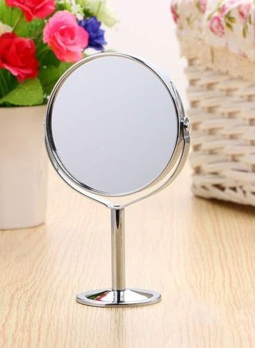 CO ARMA Double Sided Small Mirror with Stand Makeup Vanity Mirror 360 ...