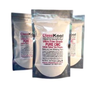 Pure CMC Tylose Powder Gum Tragacanth Sub Cake Icing Sugarpaste Edible ...