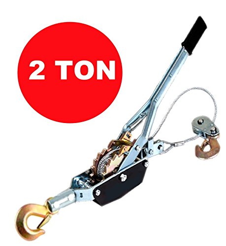 PROGEN HEAVYDUTY 2 TON CABLE PULLER PULLING HAND POWER WINCH TURFER ...