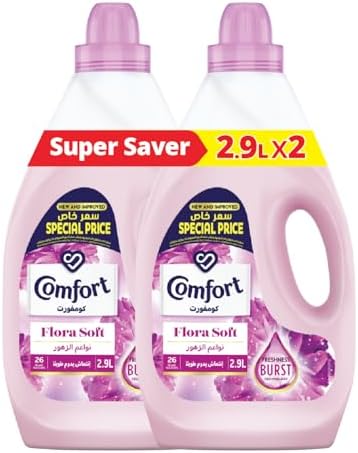 COMFORT Fabric Softener, Flora Soft, with freshness-burst technology ...