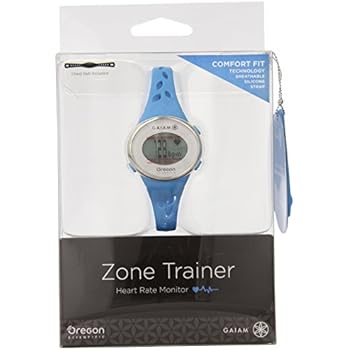 Amazon.com: Oregon Scientific Gaiam Zone Trainer 3.0 Watch, Black ...