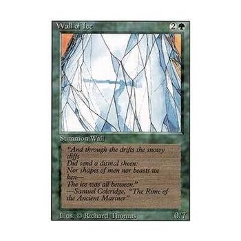 Amazon.com: Magic: the Gathering - Wall of Ice - Revised Edition: Toys ...
